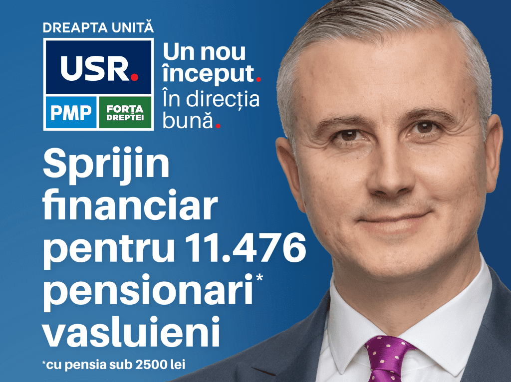 Marius Arcãleanu: „Un dar din inimã si din suflet pentru Seniorii vasluieni: tichete valorice de ...